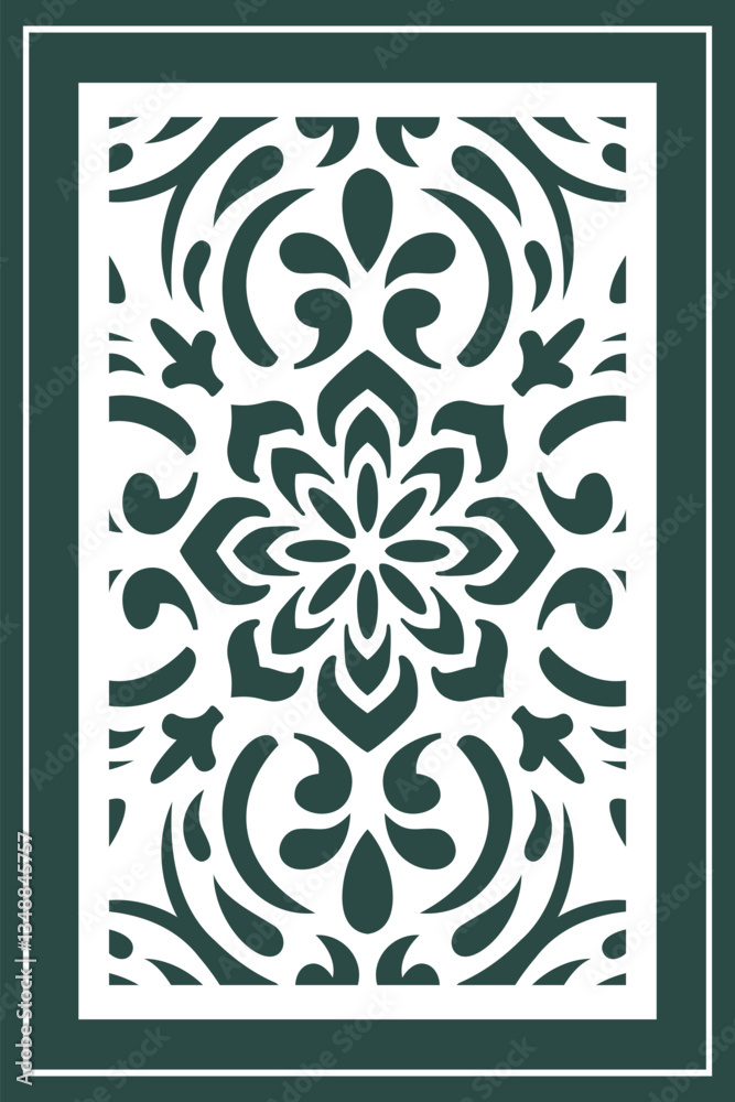 Om jali and side jali for indian temples. Stock Vector | Adobe Stock