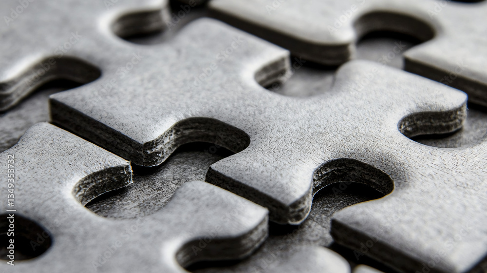 Single puzzle piece on a surface symbolizing a key element in the problem solving process using ...