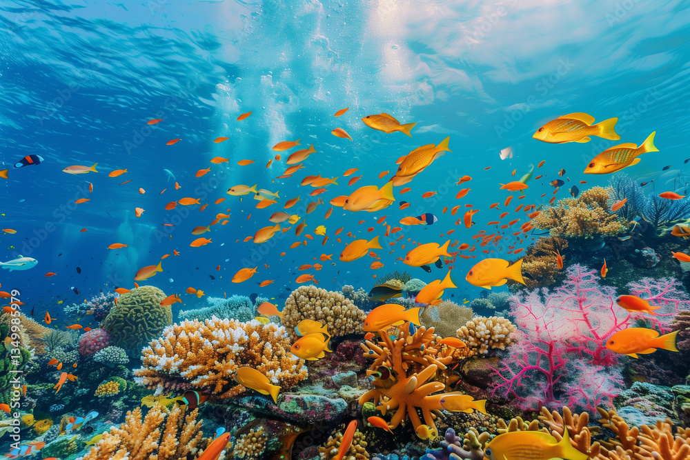 Coral reefs serve as vital ecosystems for fish providing them with ...