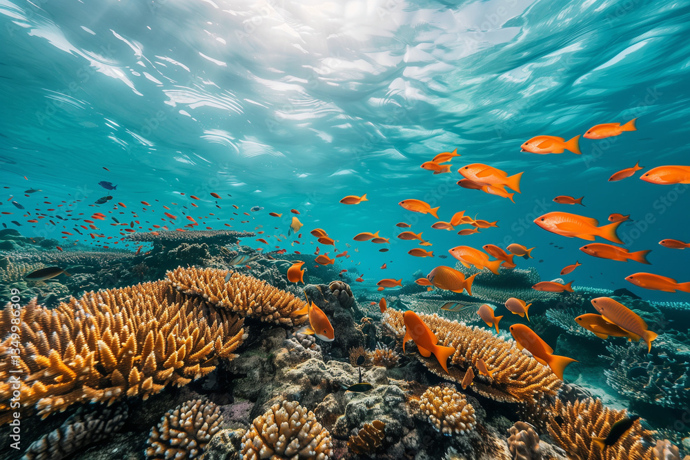 Coral reefs serve as vital ecosystems for fish providing them with ...