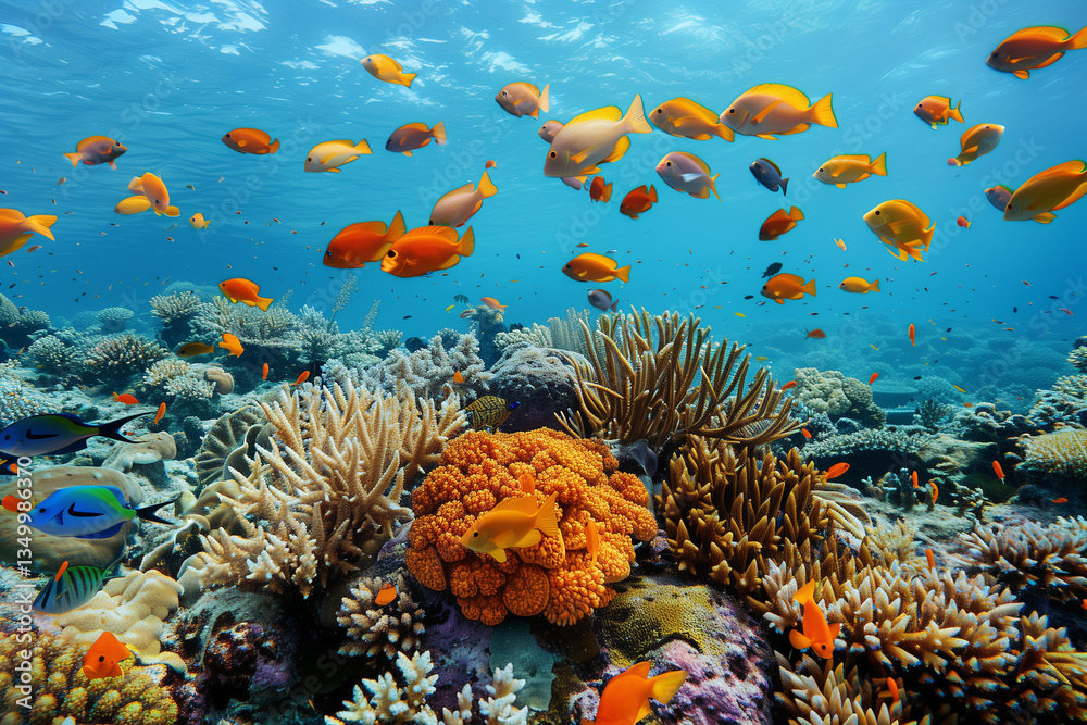 Coral reefs serve as vital ecosystems for fish providing them with ...