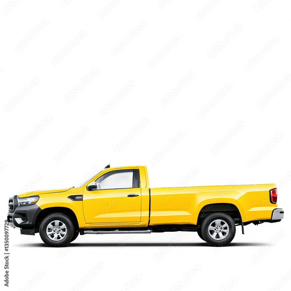 pickup truck side view isolated on transparent background Stock Photo ...