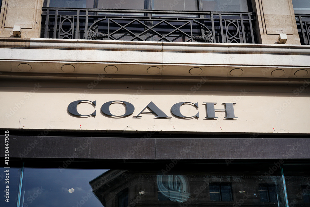 Coach American Luxury Fashion House Brand Retail Apparel Storefront ...