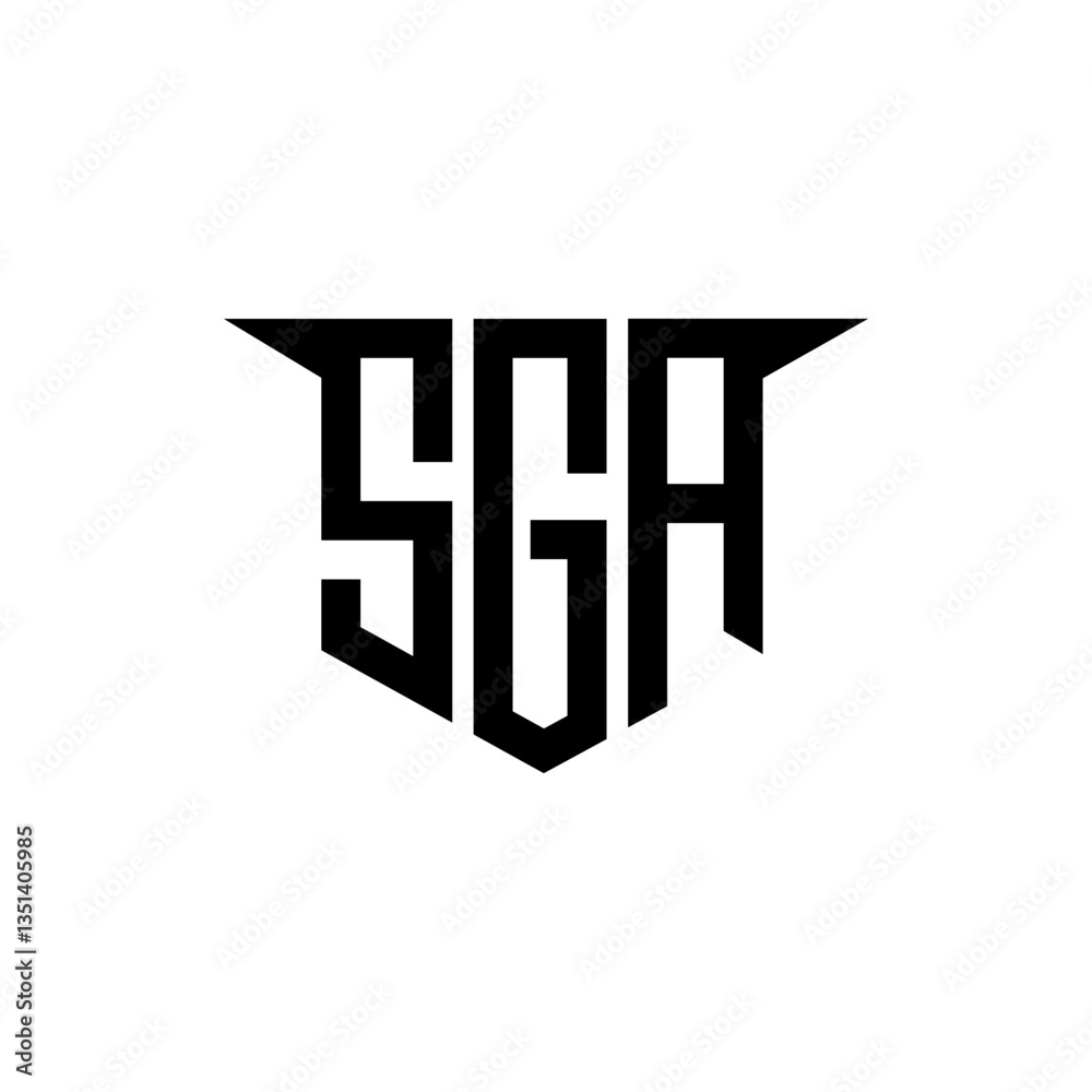 SED letter logo design with white background in illustrator, vector ...