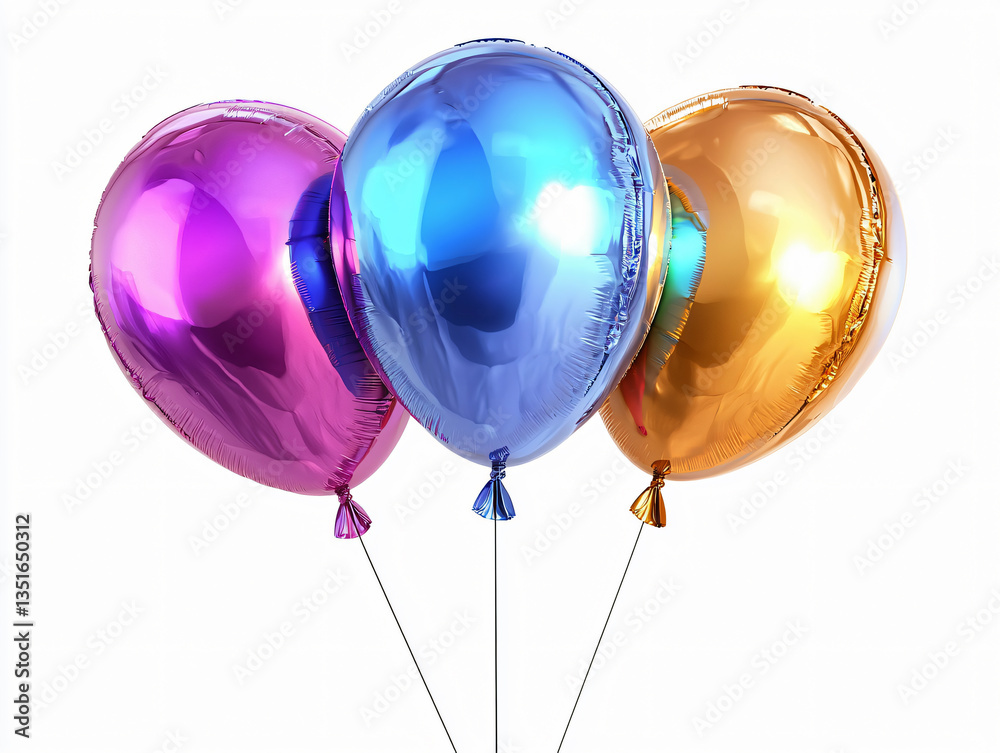 Balloon clipart inflated reflective surface shiny colorful party ...