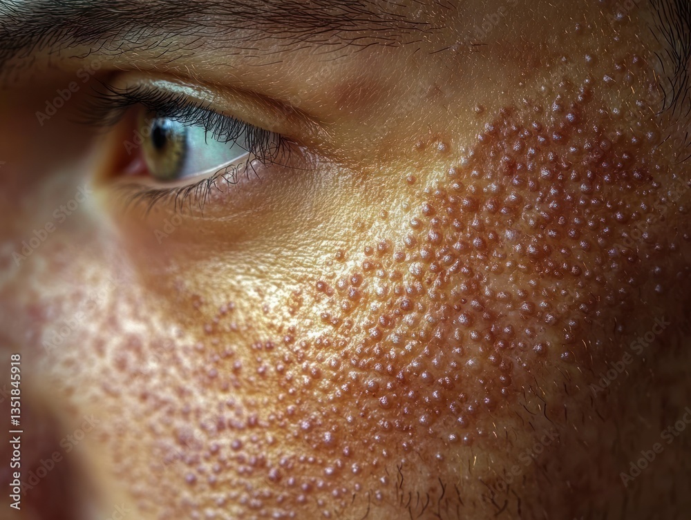 Foto de Stock Seborrheic Dermatitis Folliculitis Fungal Infection ...