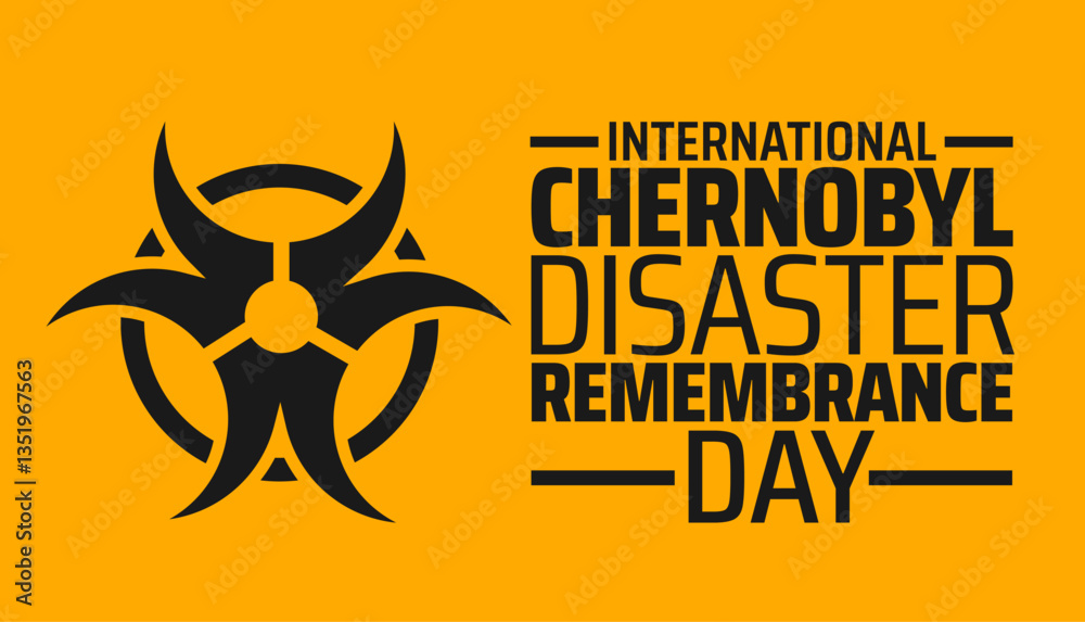 Stock-Vektorgrafik „International Chernobyl Disaster Remembrance Day ...