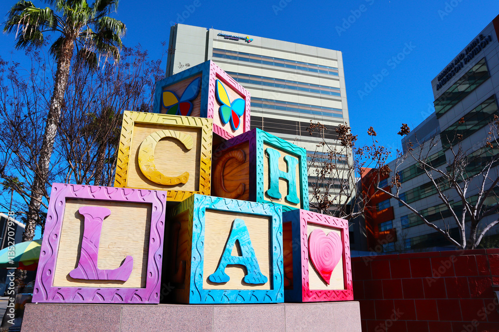 Los Angeles, California – February 25, 2025: CHLA - Children's Hospital ...