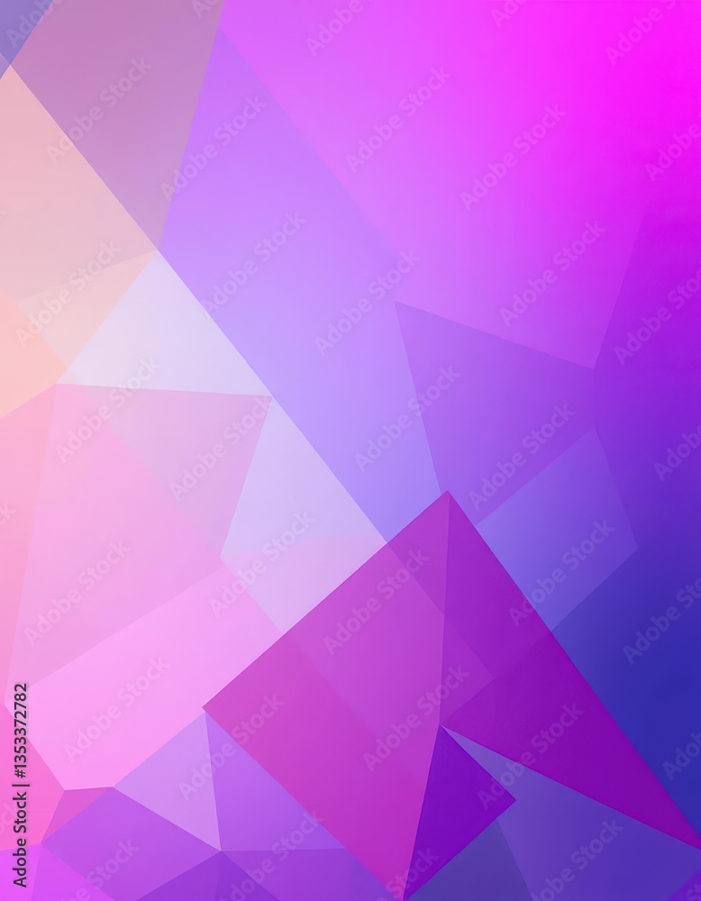 Abstract gradient background with geometric shapes overlaid on a pitch ...
