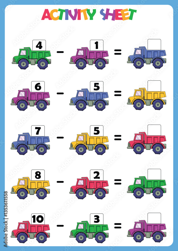 Math Worksheet educational how many activities for children. Learning ...