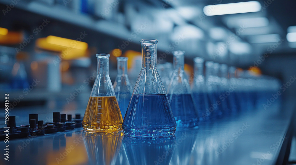 Smart fume hood in chemistry lab, advanced air filtration systems ...