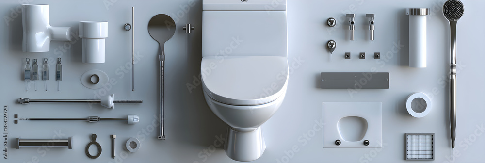 Step-by-Step Visual Guide on Water Closet (WC) Installation: From Initial Positioning to Final ...