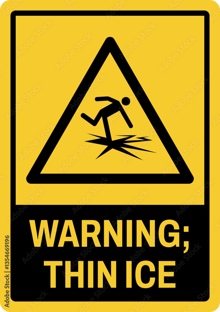 warning safety signs v2 uppercase text_warning ; thin ice_portrait size ...