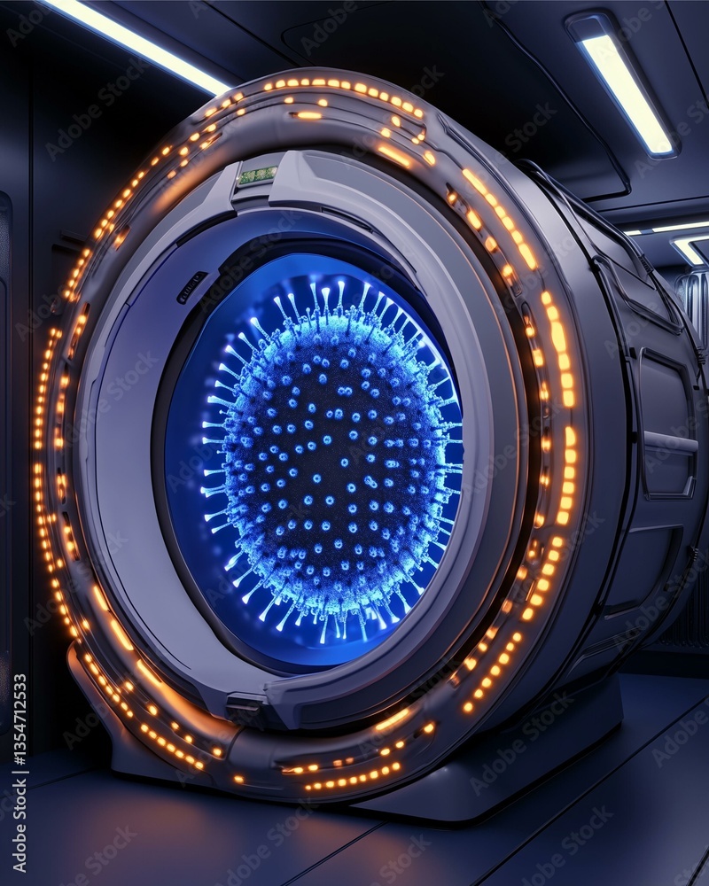 Hyper realistic high tech emergency pattern with self-sanitizing ...