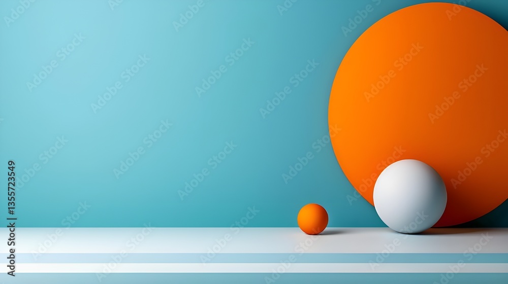 solid, clean, bold shapes on a contemporary, tidy backdrop for a ...