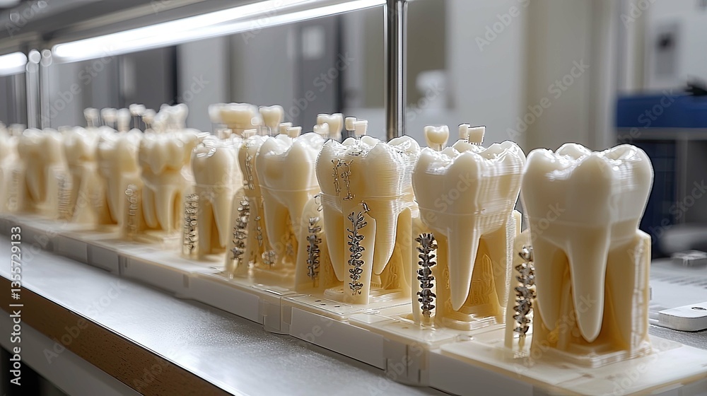 3d Printed Dental Models Precision And Innovation In Dentistry Stock