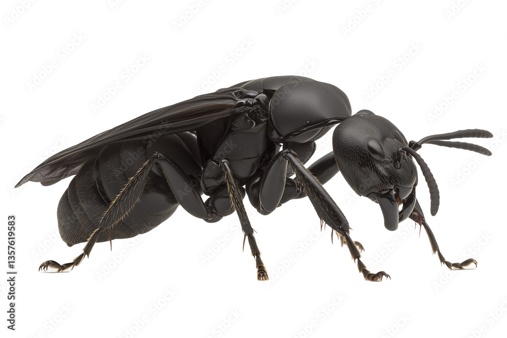 PNG cut out isolated background. Hyper-detailed image of a black Bullet ...