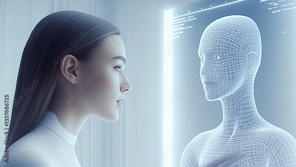Self-Aware AI Holographic Digital Influencer Redefines Futuristic Tech ...