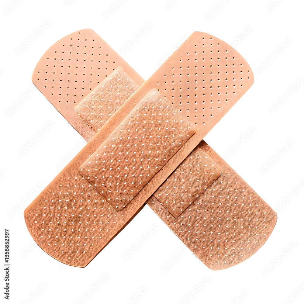Foto de Stock Adhesive Bandages – Medical Wound Care, First Aid Plaster ...