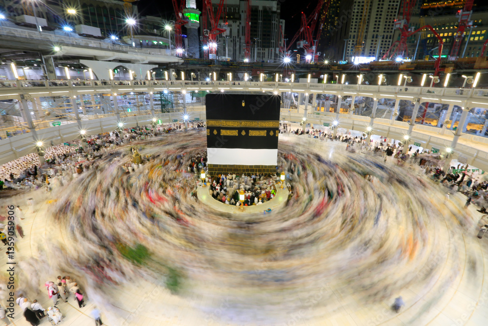 The Kaaba or Kaaba Sharif is the stone structure at the center of the ...