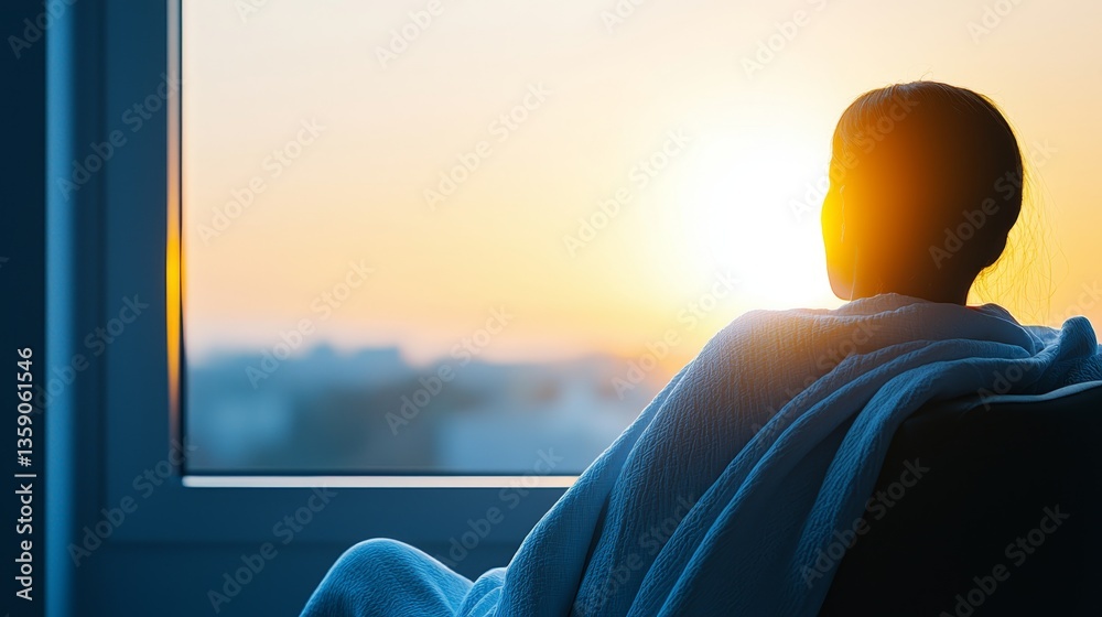 Psychological risk, Depression, Young Woman Reflects on Life and Mental ...