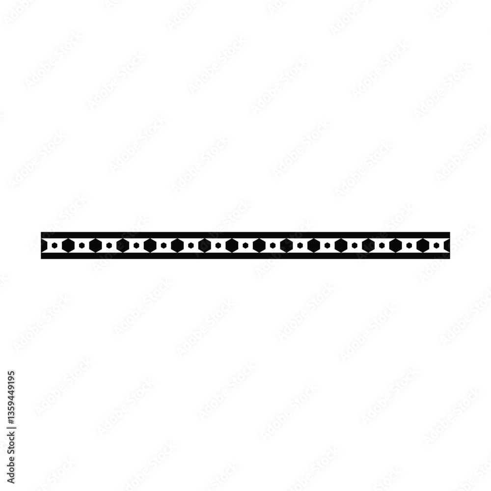 Ancient border frame icon, divider horizontal line vector shape icon ...