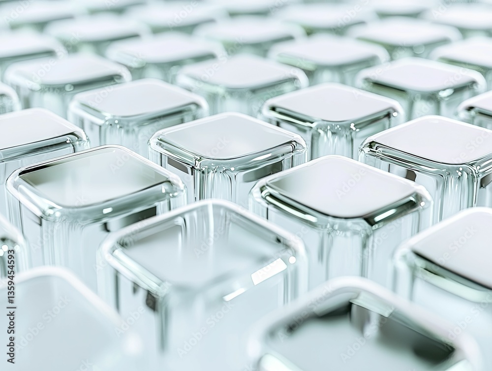 Create a pristine white backdrop with subtle grid lines, enabling ...