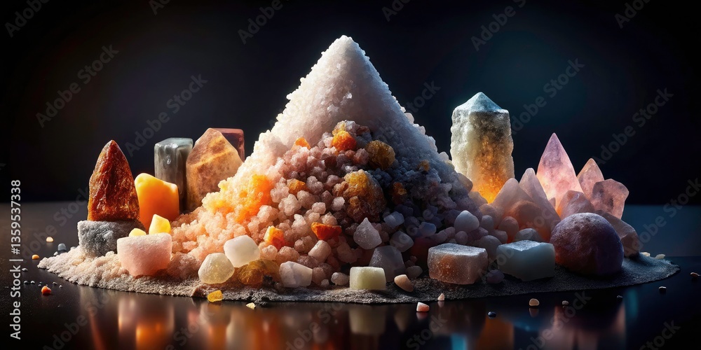 Long Exposure Photography: Diverse Salt Types, Crystal Textures ...