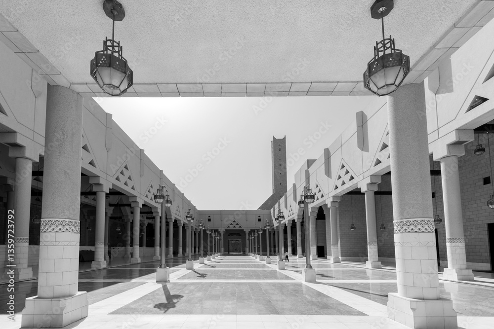 Imam Turki bin Abdullah Mosque near Dira Square in downtown Riyadh in ...