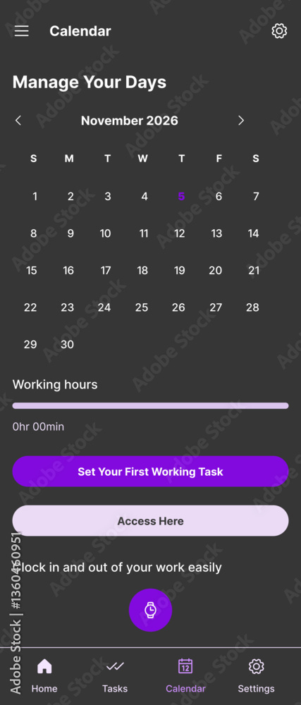 Employee Time Tracking App, Workforce Hours Tracker, Staff Attendance Monitor, Work Time ...