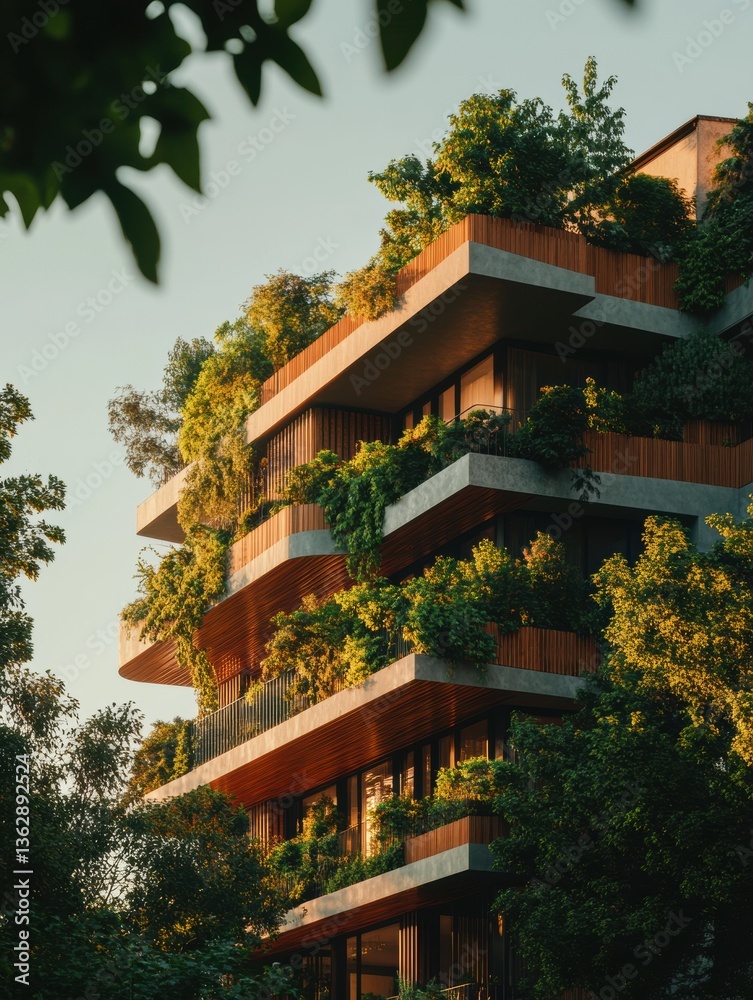 Green Urban Vertical Ecosystem Sustainable Architecture Redefining City ...