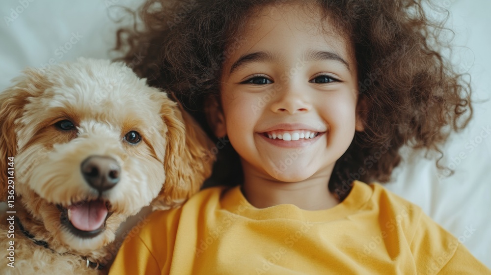 Joyful Cuddle Culture Heartwarming Child-Pet Connection for National ...