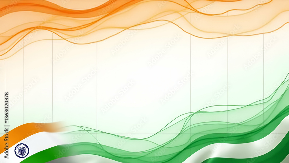 Illustration Stock Map of India and Ashoka Chakra border frame with ...