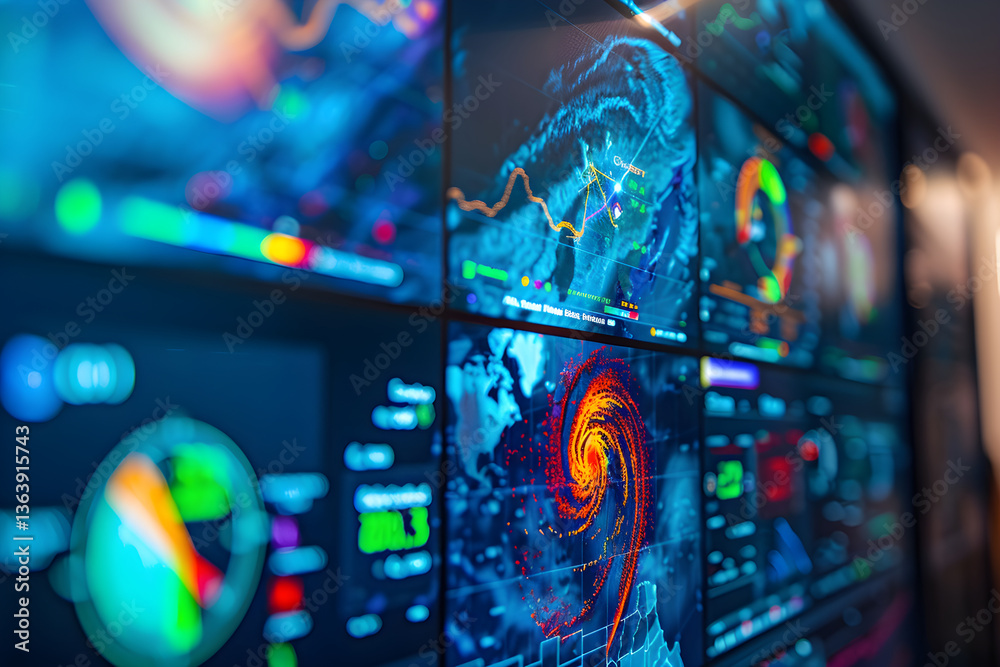 Cutting-Edge Year-Round Storm Tracker Display Presenting Detailed ...