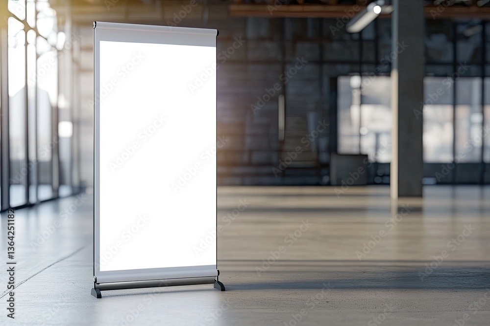 High Definition Image of Roll Up Banner Mockup Display Standee for ...