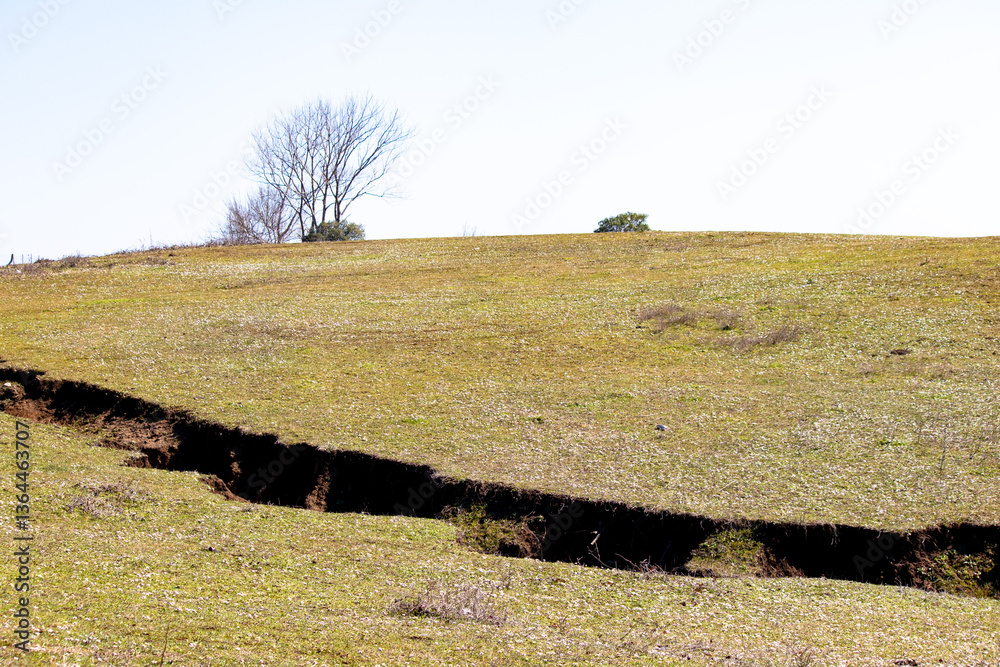 Erosion or earthquake. Landslide or fault line. The land in Istanbul ...