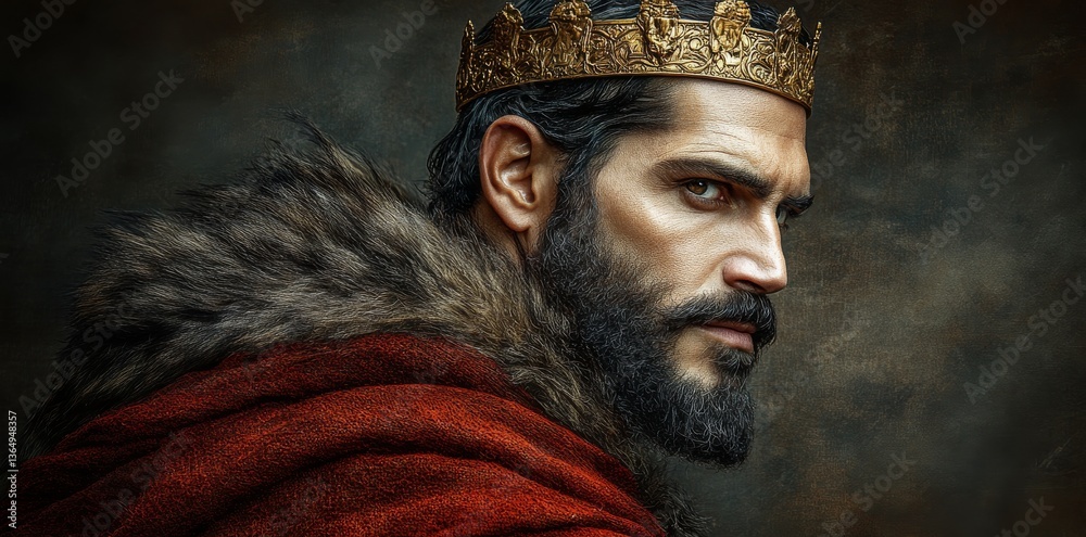Portrait of King Nebuchadnezzar, an influential king in ancient Babylon ...