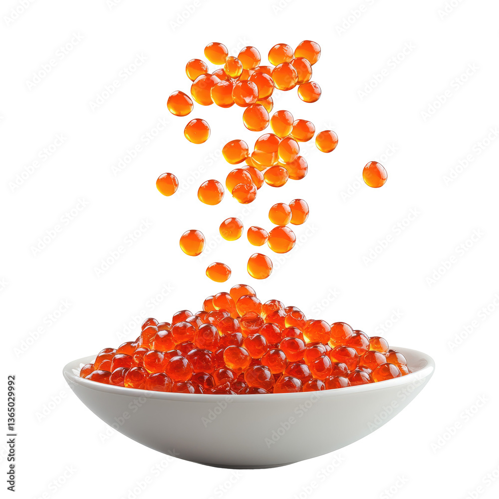 Salmon Roe Delight on transparent background Stock Photo | Adobe Stock