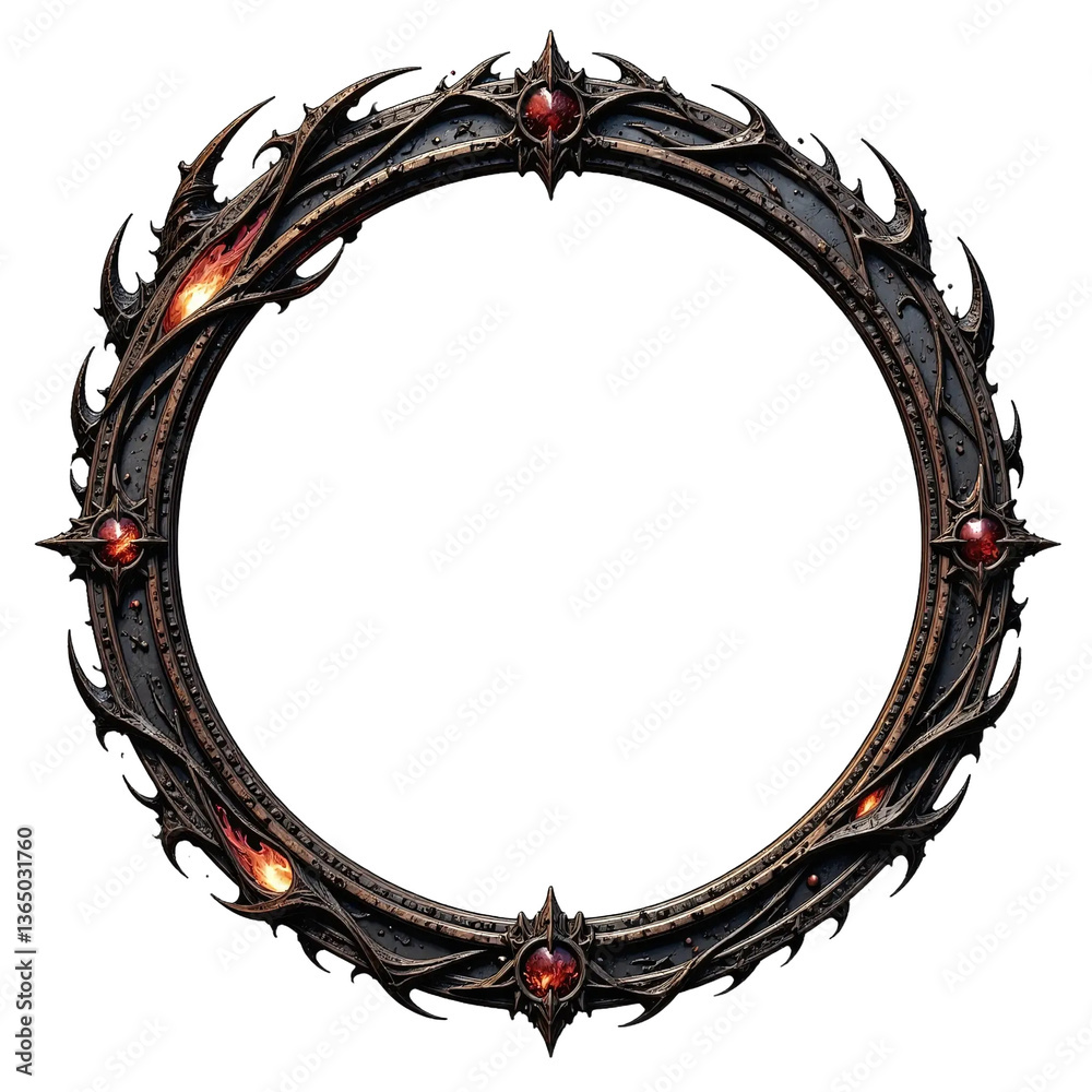 DND Circle Token Border Frame Decorative Fantasy Game Design Unique ...
