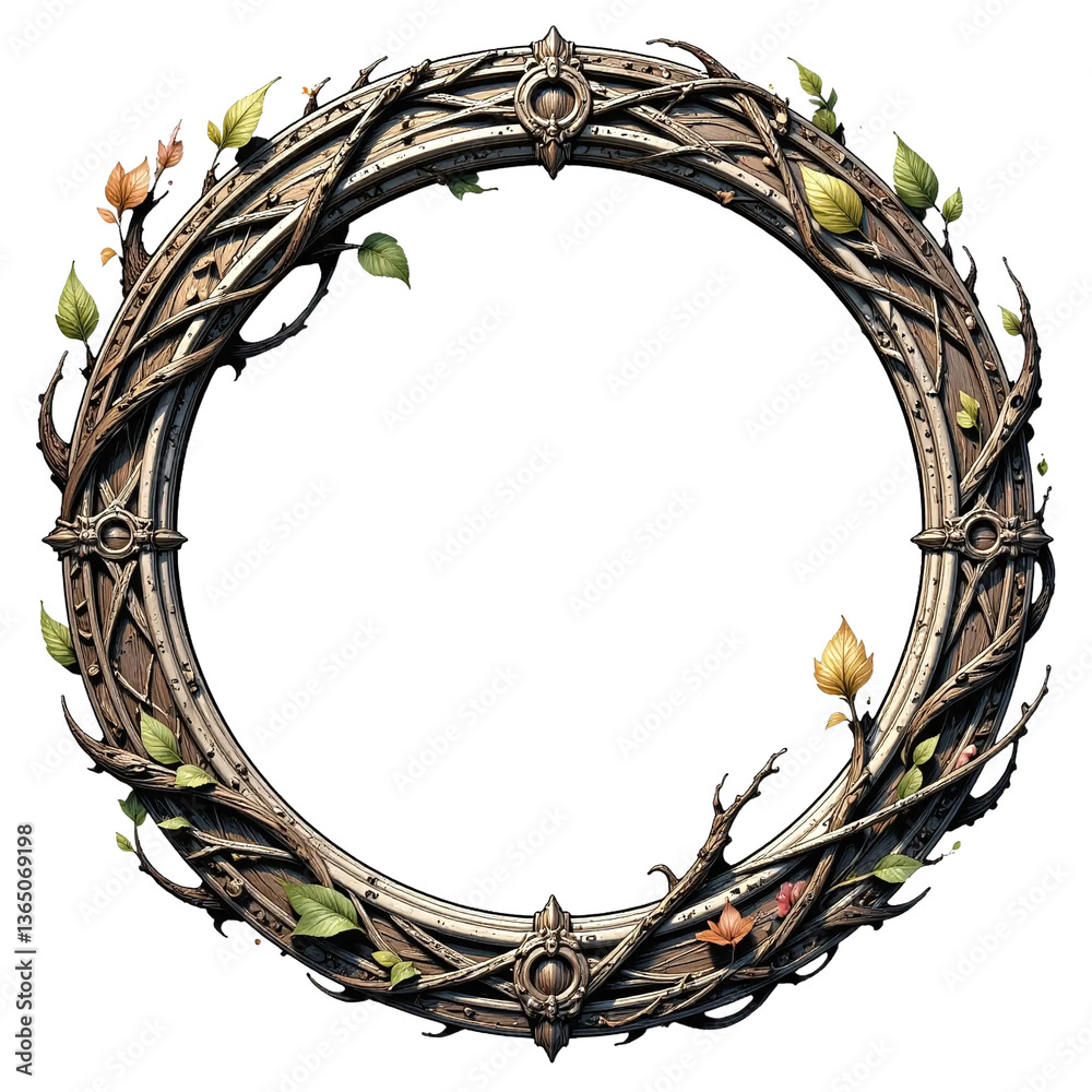 dnd circle token border frame decorative fantasy design for tabletop ...