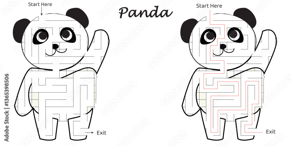 Engage young minds with this fun and educational lion-themed maze for ...