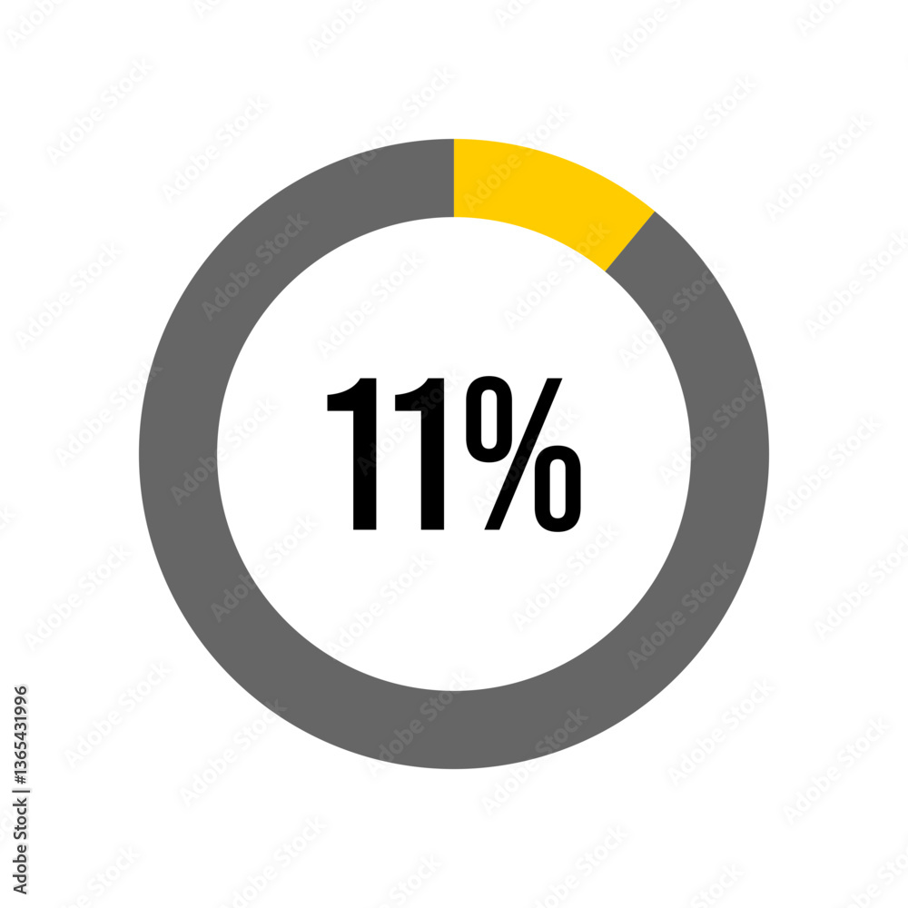 11% percent percentage diagram meter from ready-to-use for web design ...