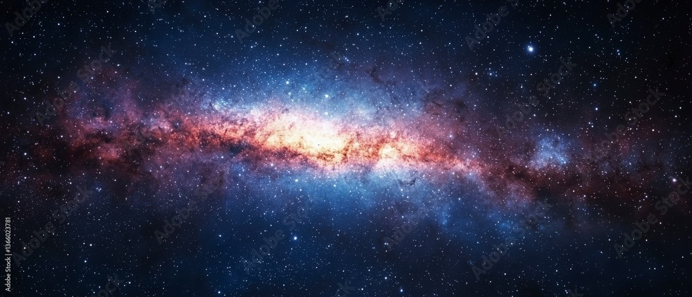 High-resolution Long Exposure Panorama of the Milky Way Galaxy with ...