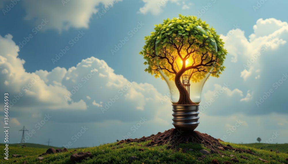 ภาพถ่าย Stock Tree of Knowledge An imaginative scene depicting a large ...