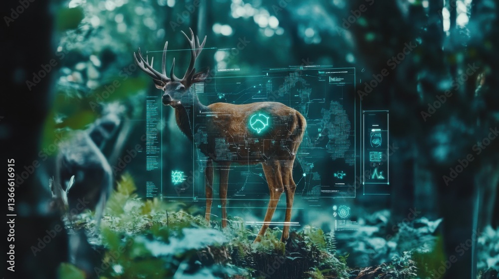 An AI powered system improving wildlife conservation by analyzing animal behavior, AI-assisted ...