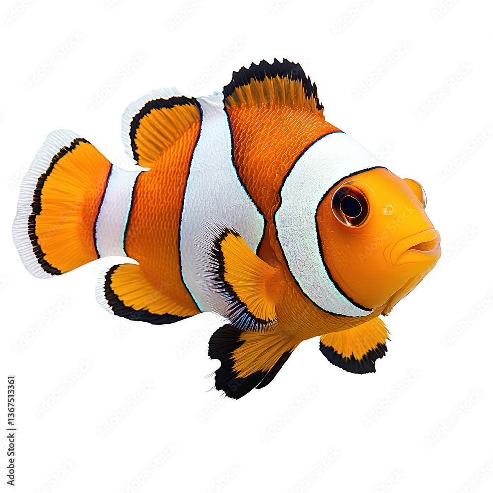 Colorful clownfish png vibrant clownfish png tropical clownfish png ...