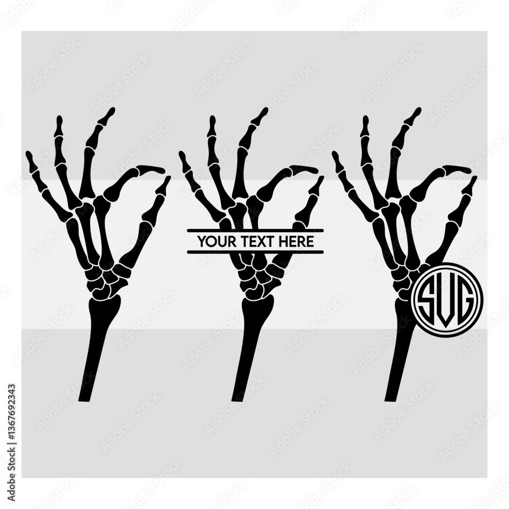 Skeleton Hands SVG, Skeleton Hands, Middle Finger, Rack Hand, Grabbing ...