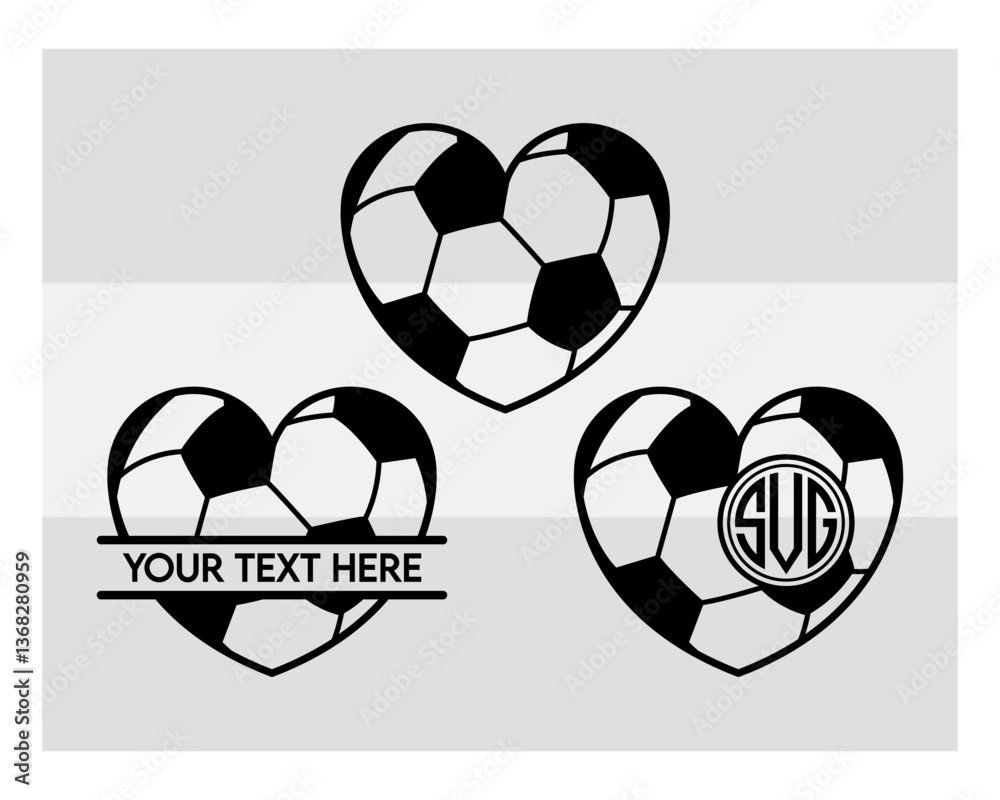 Image vectorielle Stock Soccer Ball | SVG Bundle | Soccer | Ball Svg ...