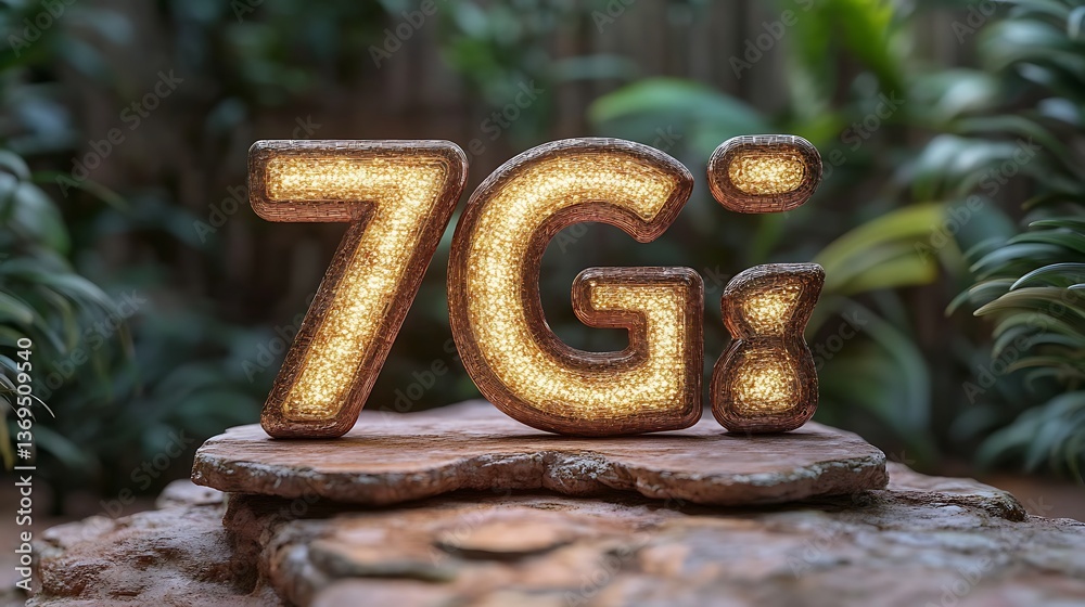 7G Network Jungle Concept. Stock Photo | Adobe Stock