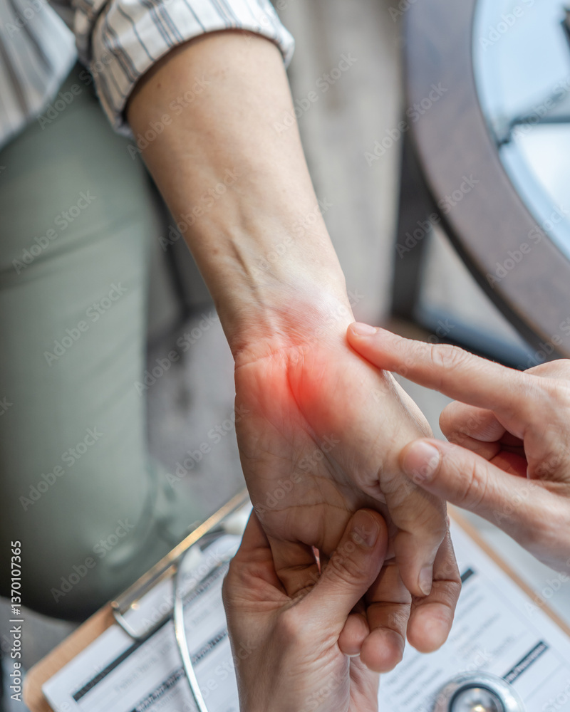 Carpal tunnel syndrome (CTS) pressure on nerve; Osteoarthritis ...